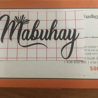 Sampaguita Mabuhay Filipino Vinyl Waterproof Sticker - Etsy