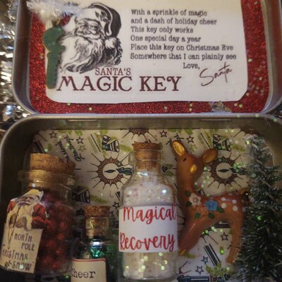 Christmas Magic Reindeer Food Elf Recovery Dust Santa Magical Key ...