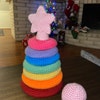 Crochet Rainbow Stacking Toy Pattern Crochet Baby Toys Montessori ...