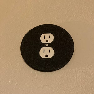 Round Circle Outlet Cover 3D Printed - Etsy