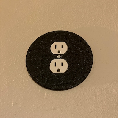 Round Circle Outlet Cover 3D Printed - Etsy