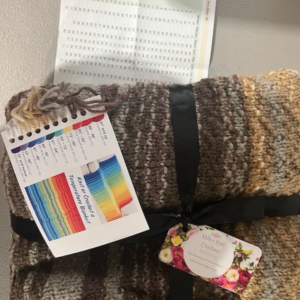 Custom Temperature Blanket - Etsy