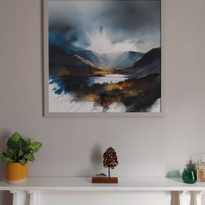 Cornwall Beach Abstract Landscape Seascape Print of the - Etsy UK