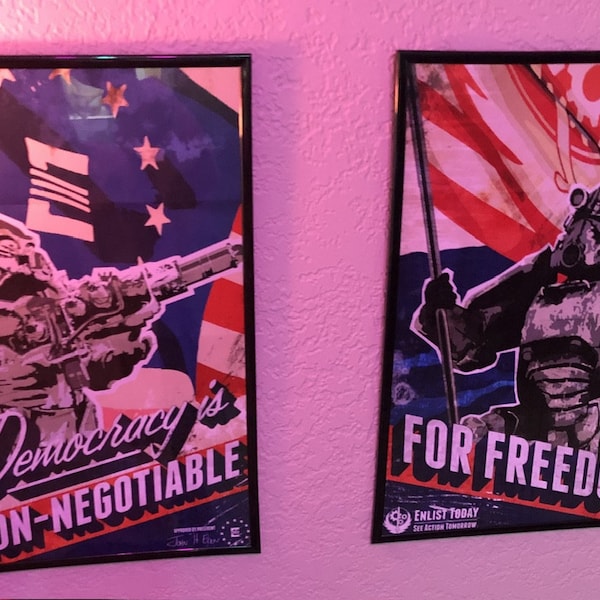 Fallout Inspired Propaganda Poster Set - Etsy