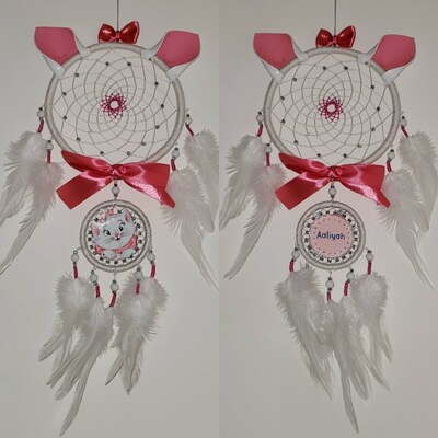 Marie the Cat Dream Catcher Baby Nursery Room Decor - Etsy