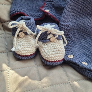 Instant Download Knitting Pattern Baby Goth/punk/rock/skull Booties ...