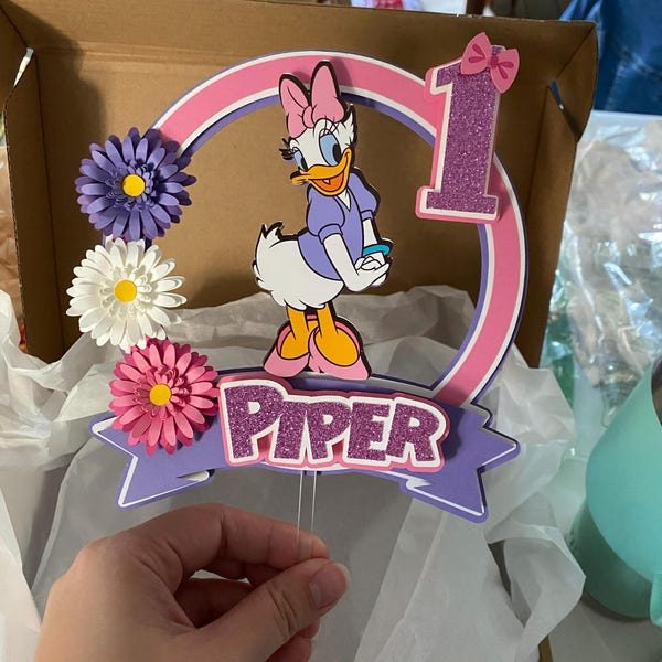 Daisy Duck Cake Topper/ Daisy Duck Party - Etsy