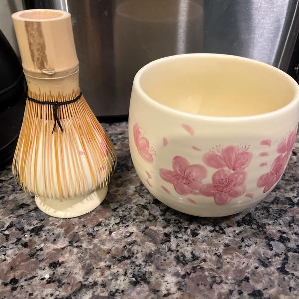 Hand Painted Cute Capybara Matcha Gift Set Matcha Bowl With Bamboo ...