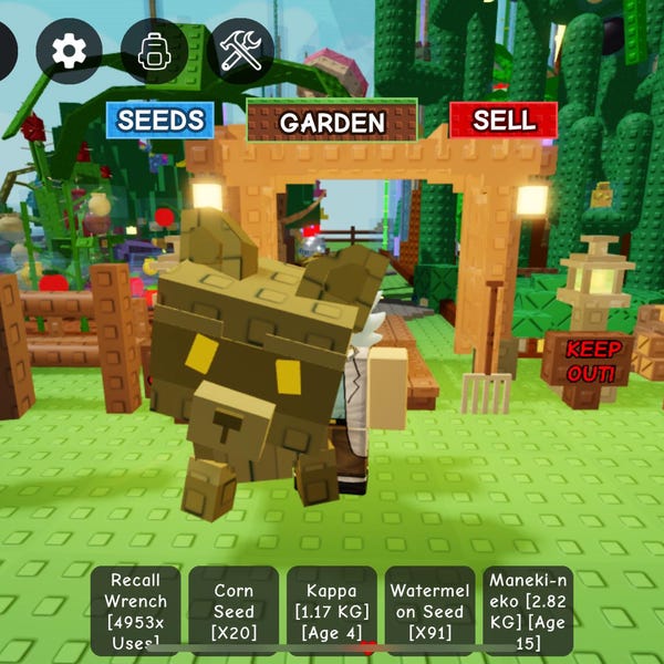 Roblox Grow A Garden - Golden Raccoon- (divine) 1 Piece Fast Delivery ...