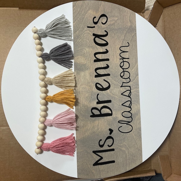 Boho Rainbow Classroom. Boho Rainbow. Boho Decor. Teacher Sign. Teacher ...