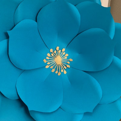 LARGE Paper Flower Kit, DIY Paper Flower Kit You Choose Flower and ...
