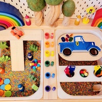 Flisat Blue Truck Board Insert, Flisat Insert Sorting, Trofast Insert ...