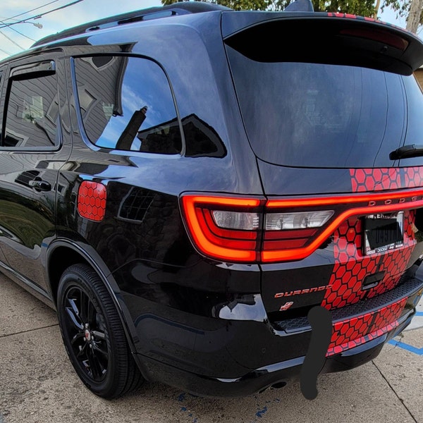 Angry Hornet Taillight Divider Blackout Decal Kit Fits Dodge Challenger ...