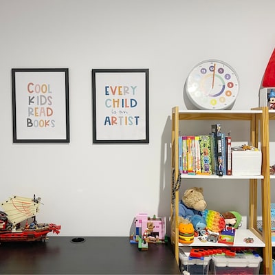 COOL Kids Read Books, Read Quote Sign, Book Lover Gift, Kids Wall Decor ...