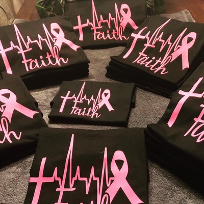 Breast Cancer Svg, Cross Heartbeat Ribbon, Survivor Svg, Awareness Svg ...