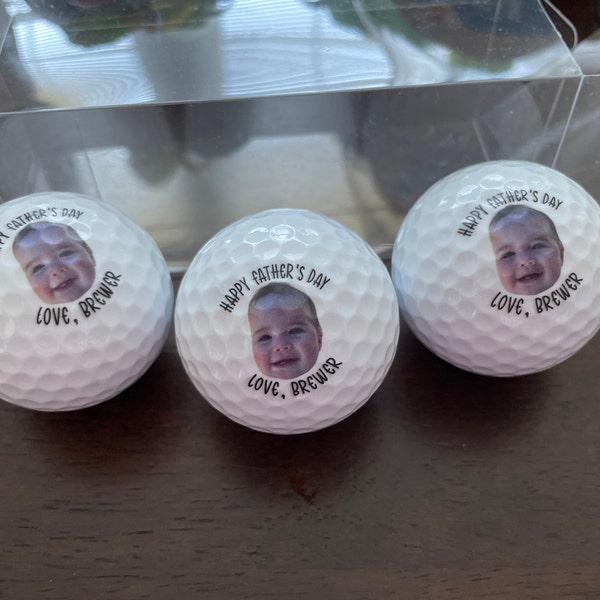 Custom Golf Balls, Dad Golf Ball, First Fathers Day Golf Balls, Fathers ...