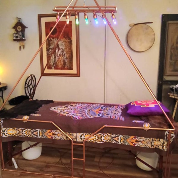 Handmade Copper Chakra Therapy Lights: Reiki Color Healing - Etsy