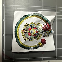 Pegatina de colibrí azteca, pegatina del dios azteca Huitzilopochtli ...