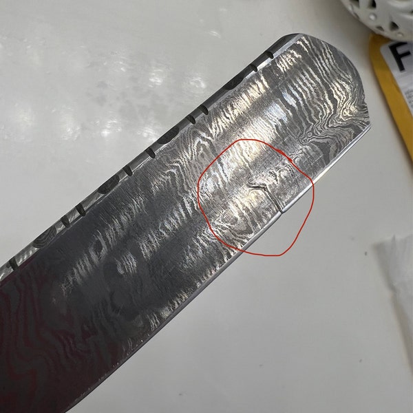 HTN Ladder Damascus Custom Billet / Great Quality / Twist Pattern / 2 X ...