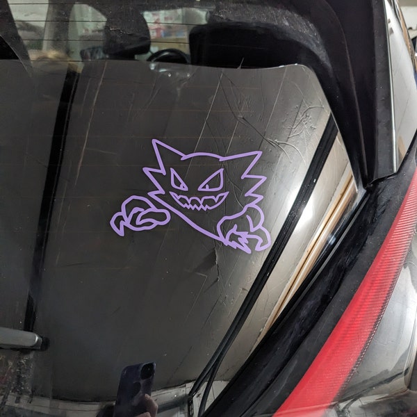 Haunter Outline Decal Pokemon - Available in Holographic and Several ...