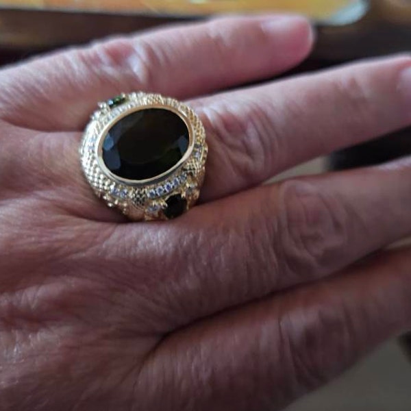 Black Opal Engagement Ring Set 925 Silver Black Opal Wedding Ring Set ...