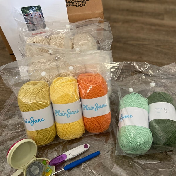 Garden Mums Blanket DIY Kit New Colors - Etsy