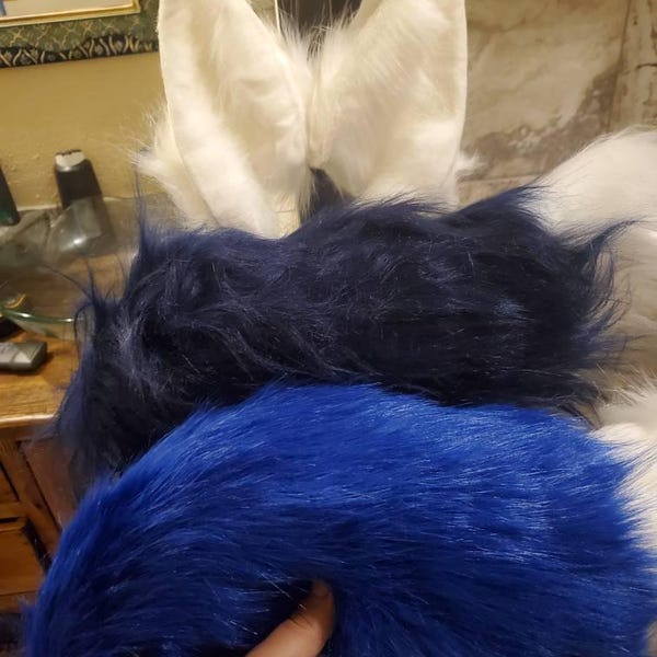 Furry Paws With Star Pattern and Colorful Style | Fluffy Fursuit ...
