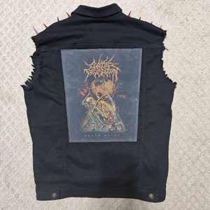 Mystical Goat Canvas Back Patch for Denim Jackets, Vest, Flannels ...