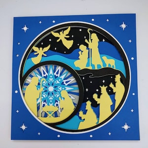 Family Tree of Life 3D Mandala SVG three Children/ Family - Etsy