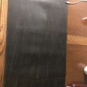 Leather Desk Mat, Large Mouse Pad, Desk Mat, Desk Pad, Genuine Leather ...