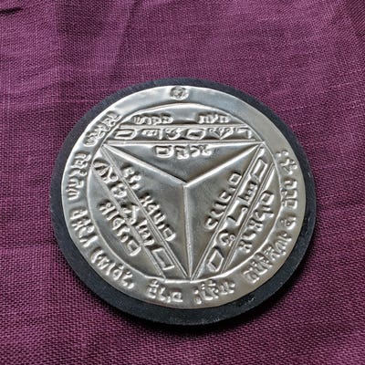 Camio Sigil Wood Burned by Hand Seal Spirit Goetia Size Aprox 8 Cm - Etsy