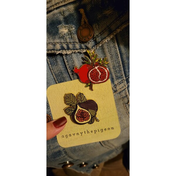 Fig Enamel Pin - Etsy