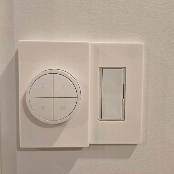 Minimalist 3D Printed Combination Decorator Style and Toggle Style ...