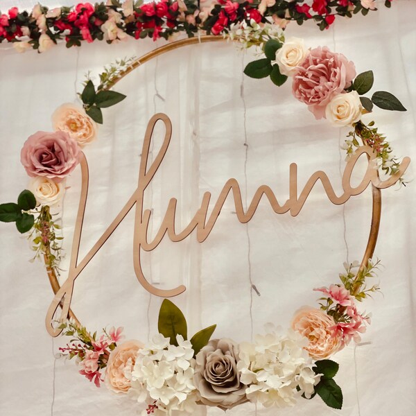 CUSTOMISE Your Own 80cm Wood Name Sign Design A Name or Word Sign for ...