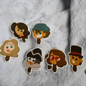Professor Layton Character Popsicles - Etsy
