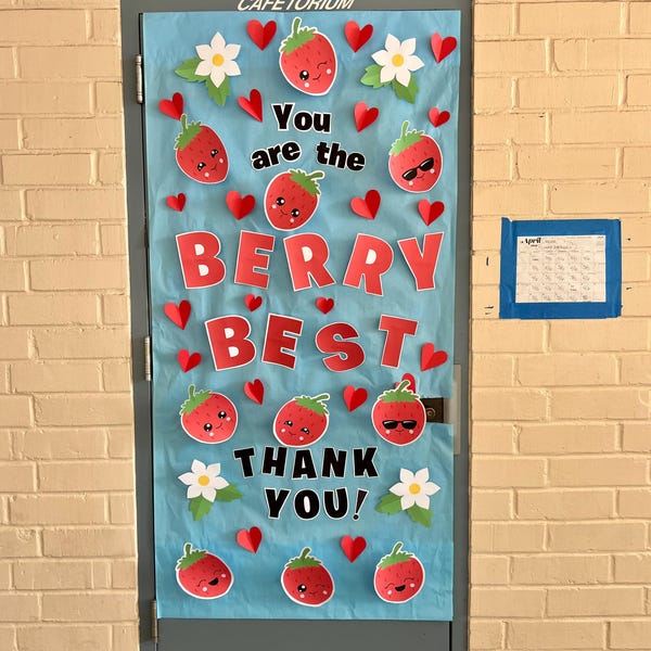 Printable Teacher Appreciation Door Decorating Kit - Teacher is the ...