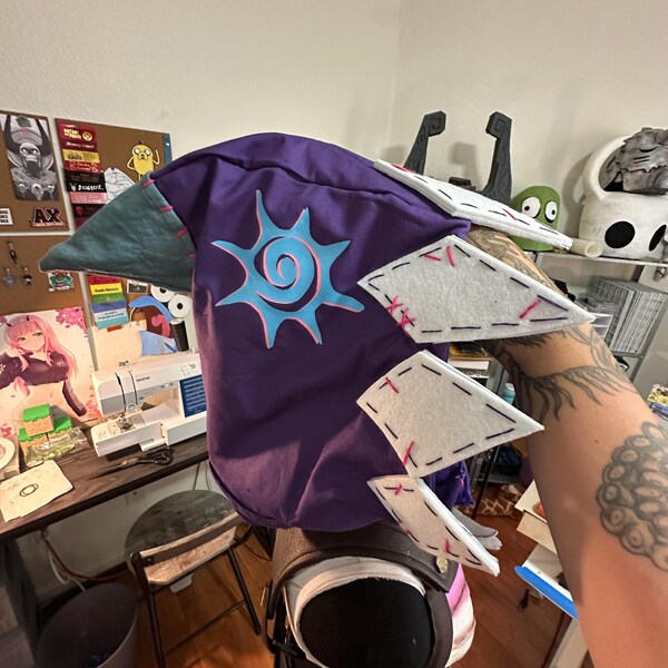 Arcane Jinx Inspired Shark Hood Sewing Pattern | Downloadable PDF File ...