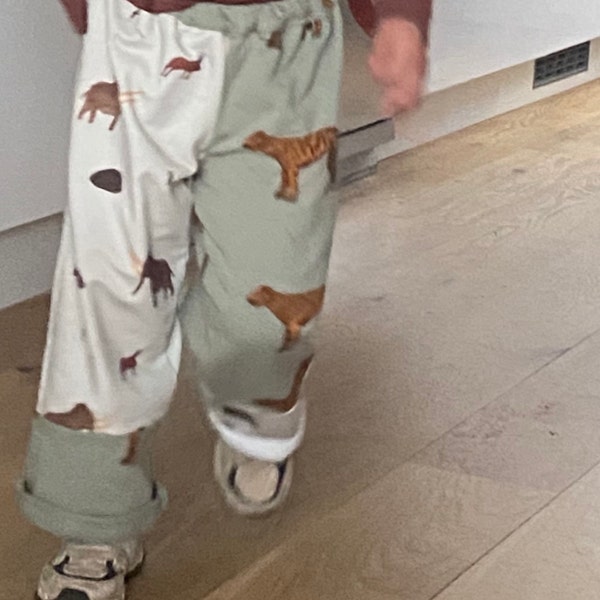 PDF File for the Sewing Pattern of Loose Fit Pants for Kids. Charlotte ...