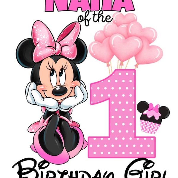 4th Birthday Minnie Mouse Png, 4 Birthday PNG, Minnie Birthday PNG ...