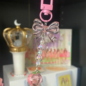 Cute Pink Keychains Grab Bag 1/2/3/5pcs for Kpop Photocard Binder, Card ...