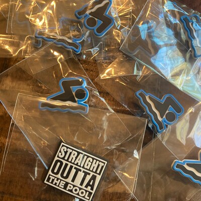 Vinyl Swim Sticker, Water Bottle Sticker, Swim Gift, Swim Team, I Dont ...