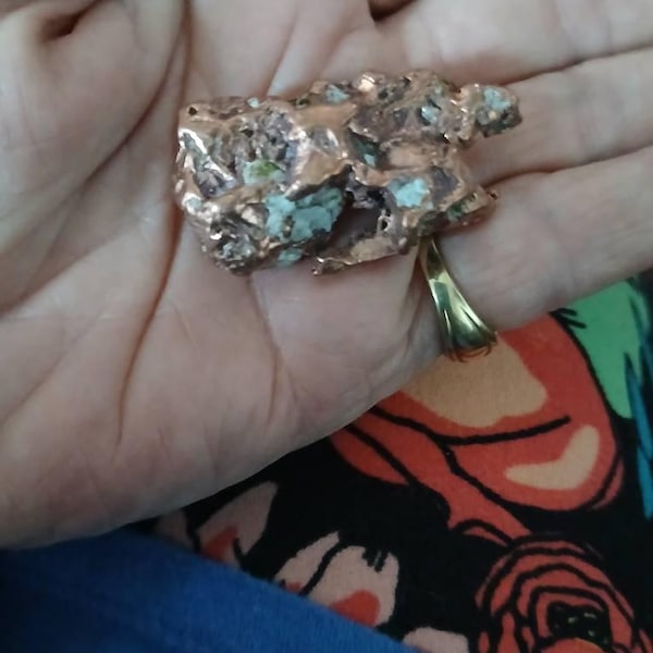 PURE COPPER NUGGET 2 1/2" 4-6 Oz Large Native Float Copper Raw Rocks ...