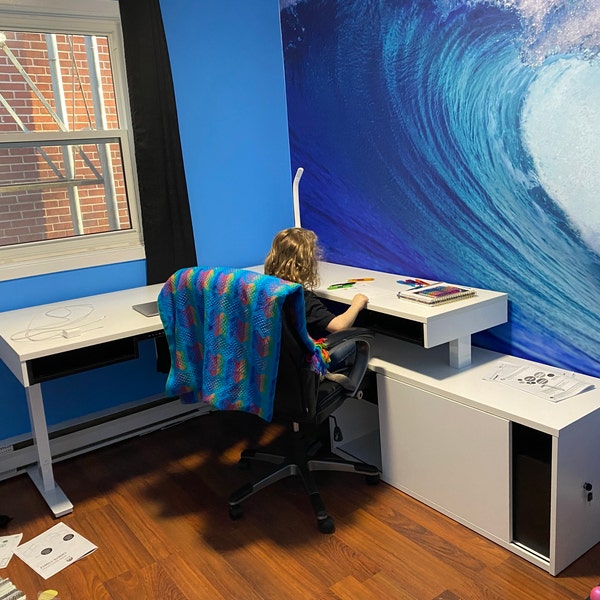 Blue Ocean Surfing Wave Wall Mural- 83437879- Muraledesign.com - Etsy