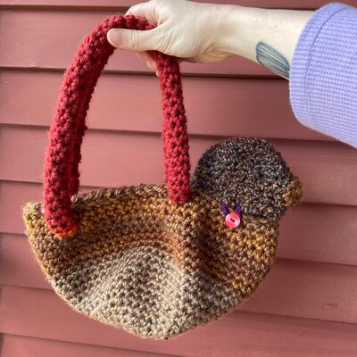 PDF Download Crochet Duck Bag Pattern - Etsy