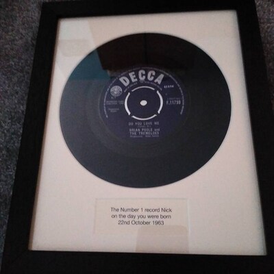 The Number 1 Vinyl Record on the Day You Were Born. Unique and ...