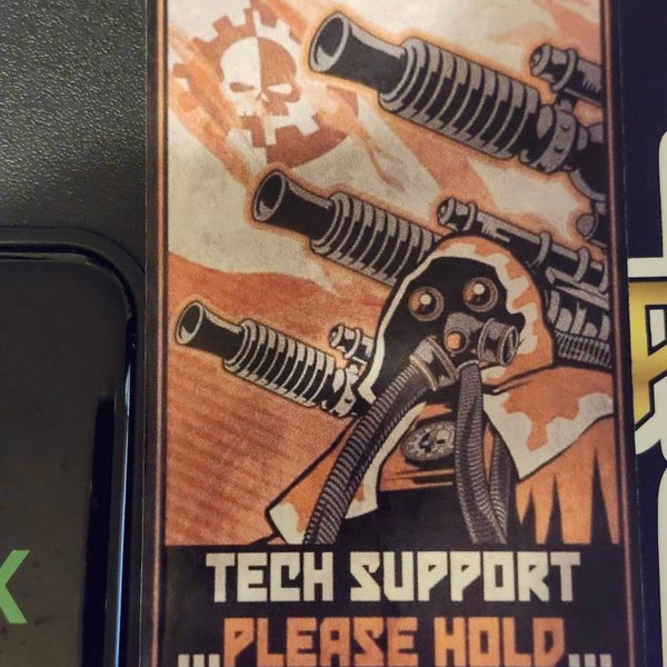 Ork WAAAGH! Banner Sticker - Etsy