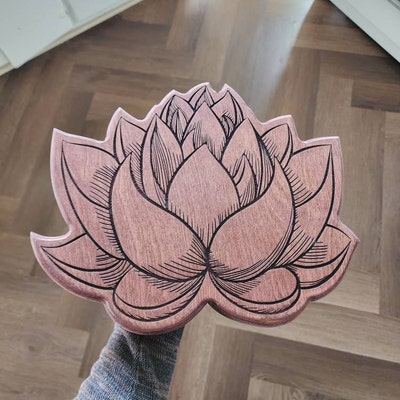Lotus Flower, Plant Stand, Plant Stool, Plant Shelf, Side Table, Gift ...