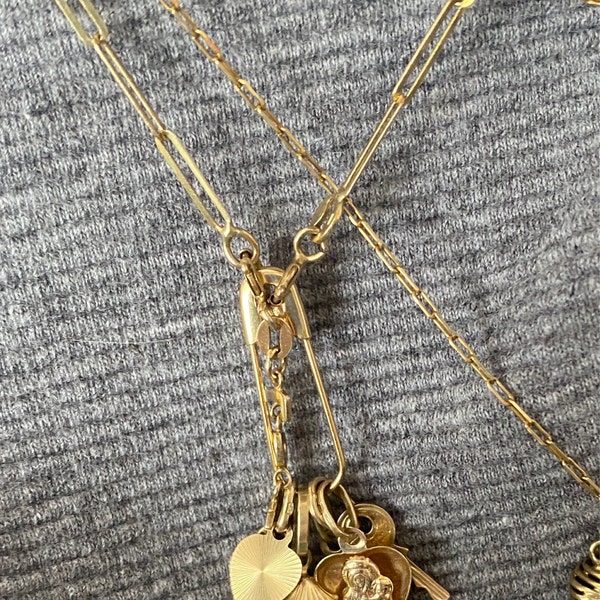 Sterling Silver 925 Safety Pin Bracelet Punk Goth Charm Safety Pin ...