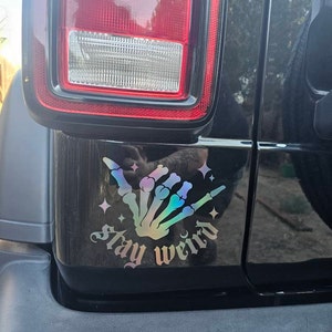 Support Your Local Cryptids Bumper Decal, Spooky Car Accessories ...