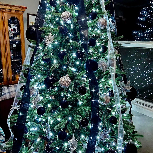 Copper and Gold Christmas Tree Topper Bow Autumn Tree Topper Bow ...